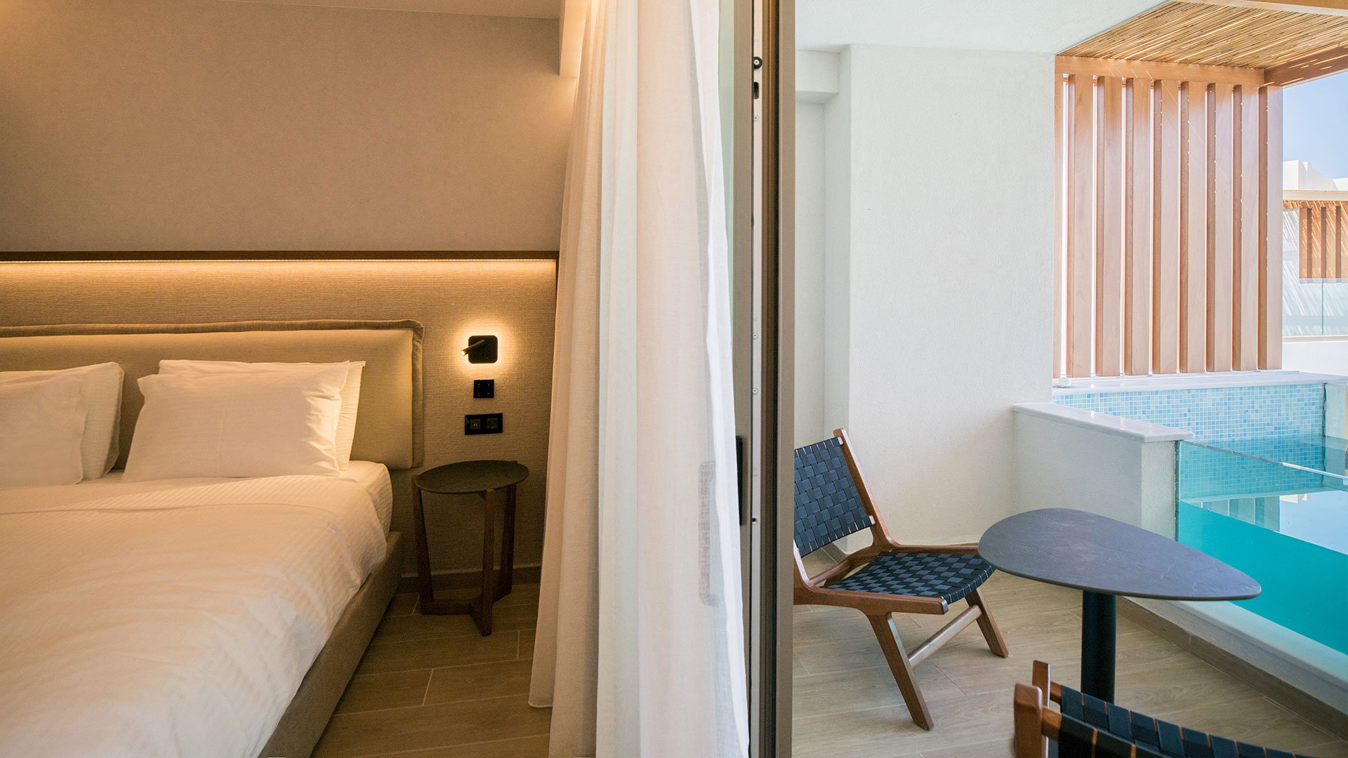 Urban Chic Rooms with Heated Plunge Pool in Crete | Akasha Beach Hotel ...