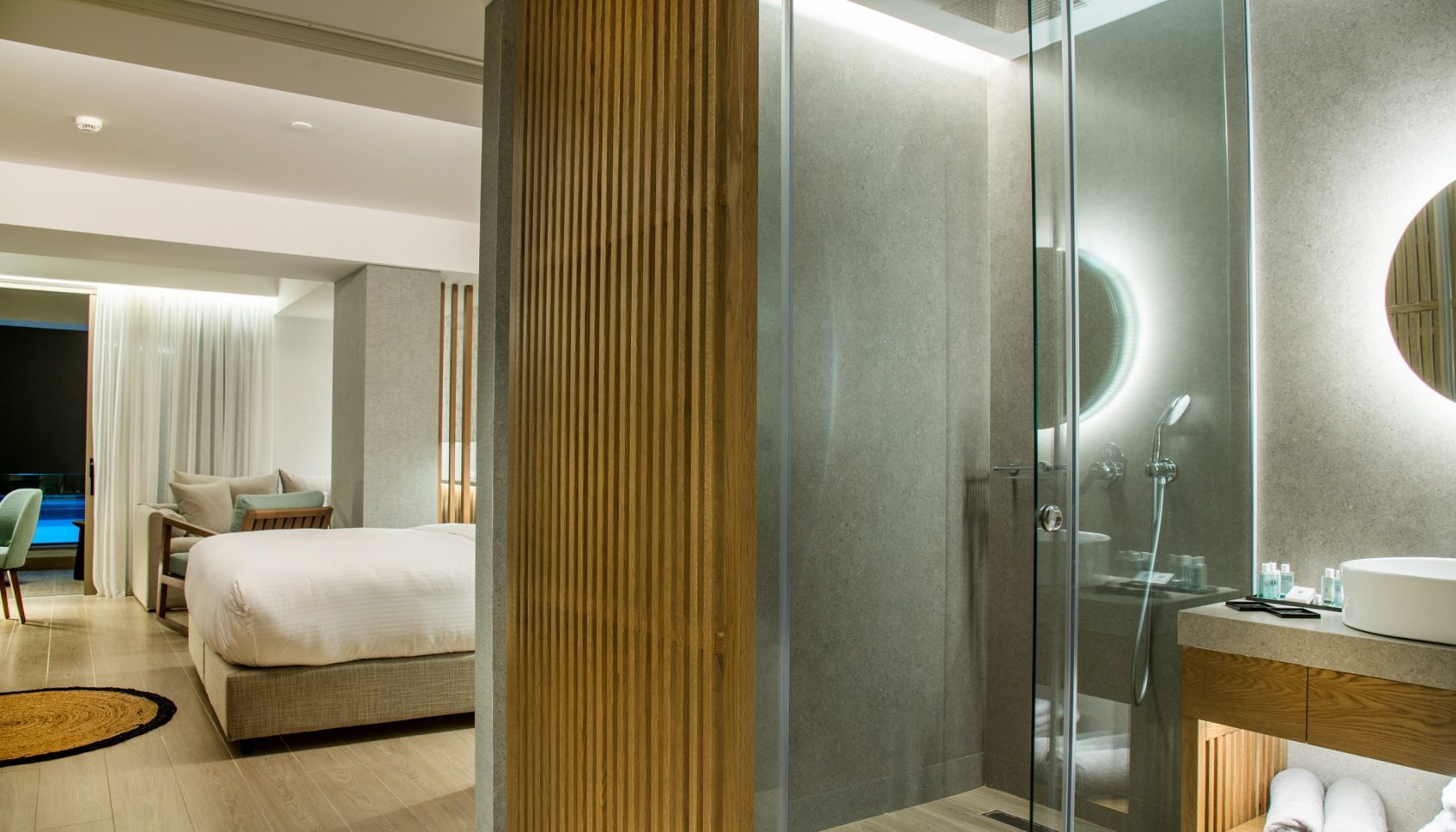 Azure Suite with Heated Plunge Pool in Crete | Akasha Beach Hotel