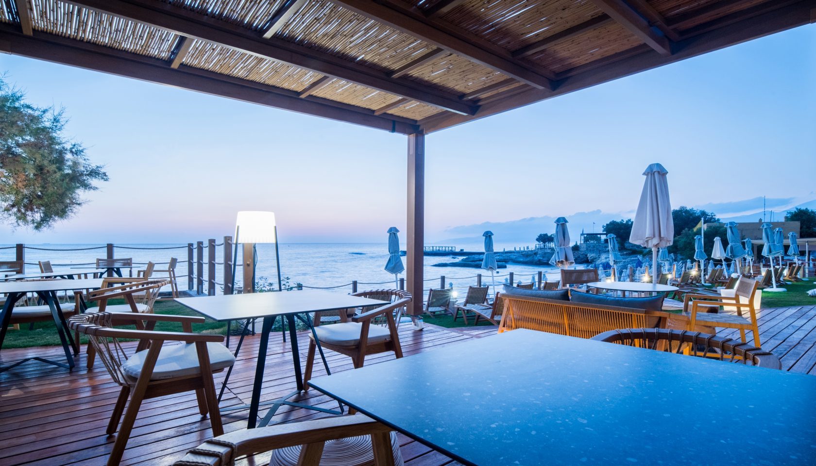 Beach House, Seaside Lounge Bar, Crete | Akasha Beach Hotel