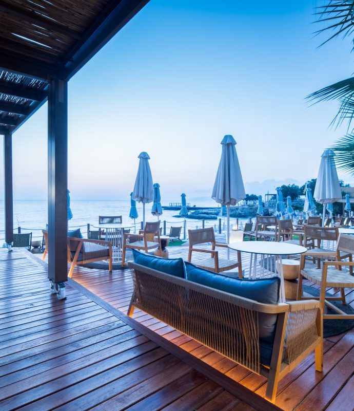 Beach House, Seaside Lounge Bar, Crete | Akasha Beach Hotel