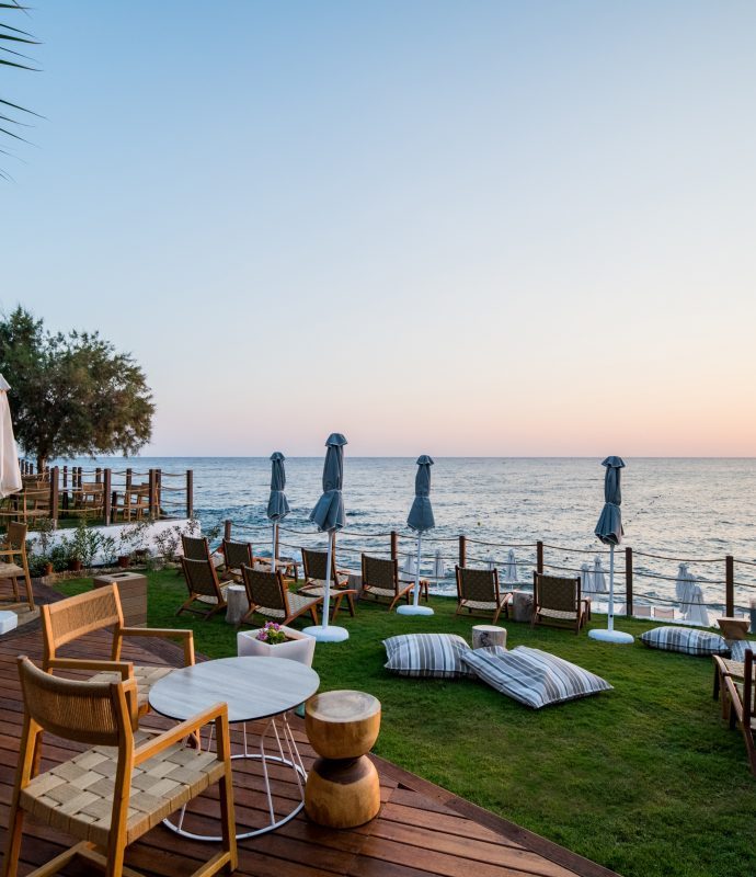 Beach House, Seaside Lounge Bar, Crete | Akasha Beach Hotel