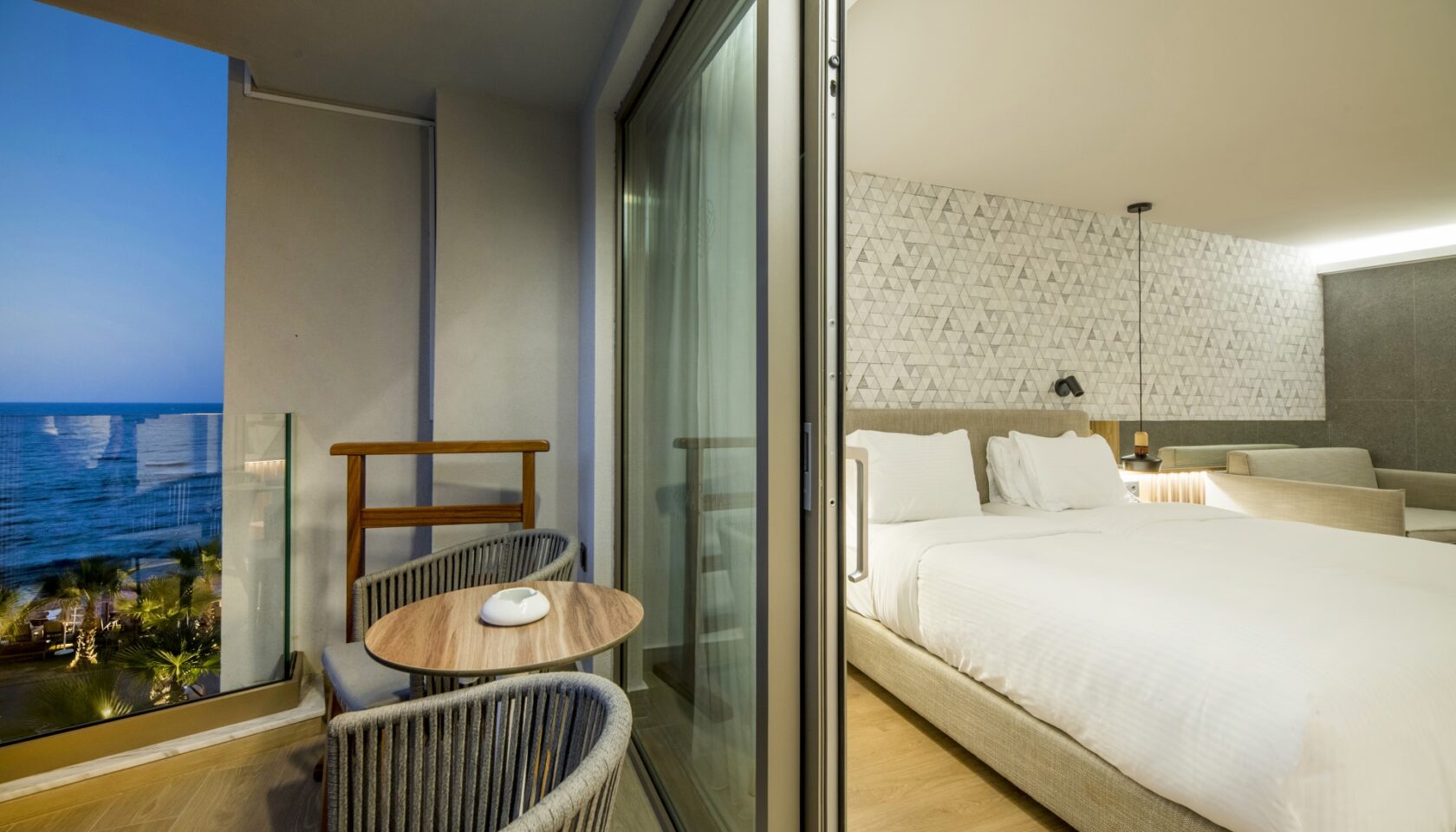 Dazzling Blue, Sea View Room in Hersonissos, Crete | Akasha